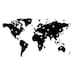 World Map Vinyl Sticker - Wall Art Vinyl of the Decor Decal Label ...