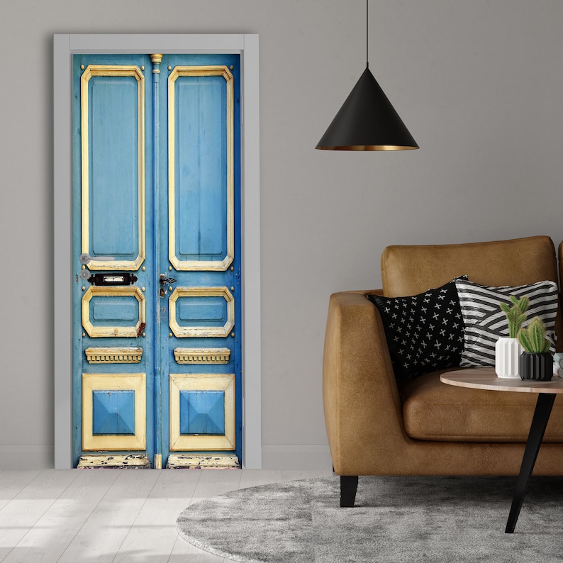 3d Door Cover Sticker Barn Wallpaper Front Door Mural Wall - Etsy