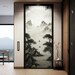 Contemporary Smoky Glass Door Sticker - Abstract Gradient Transparency ...
