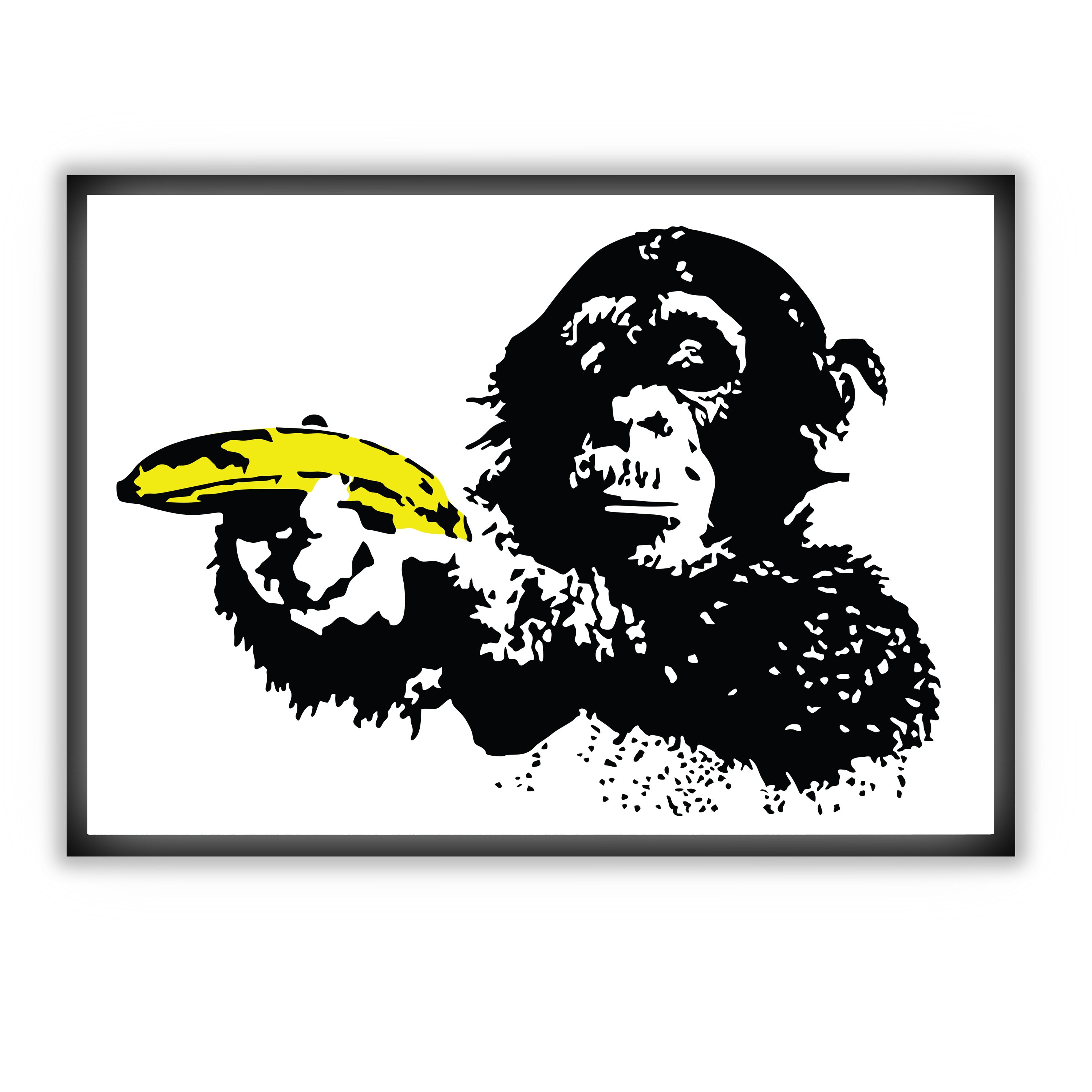 Prints Home Décor Leopard Poster Banksy Leopard Barcode Graffiti Poster ...