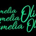 Personalised Vinyl Name Decals - Personalized Glow in the Dark Label ...