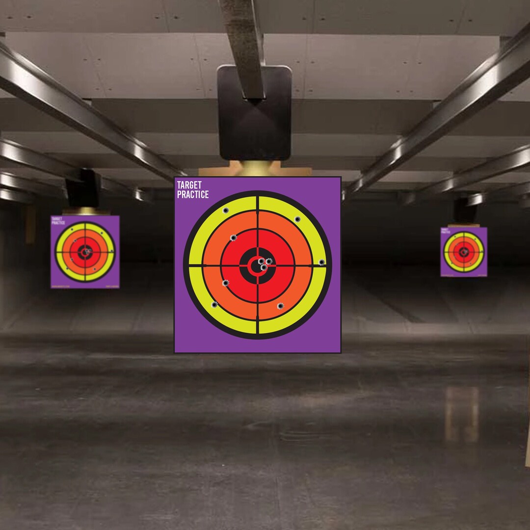 Range Shooting Targets Practice for Gun Rifle Pistol Airsoft Handgun ...