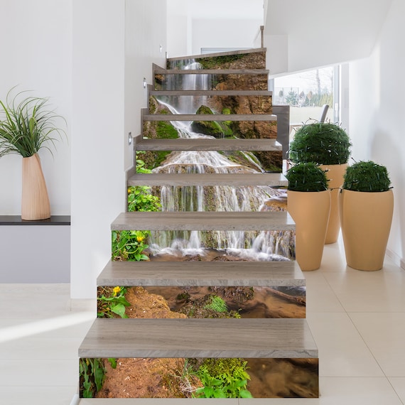 Waterfall Under Stairs