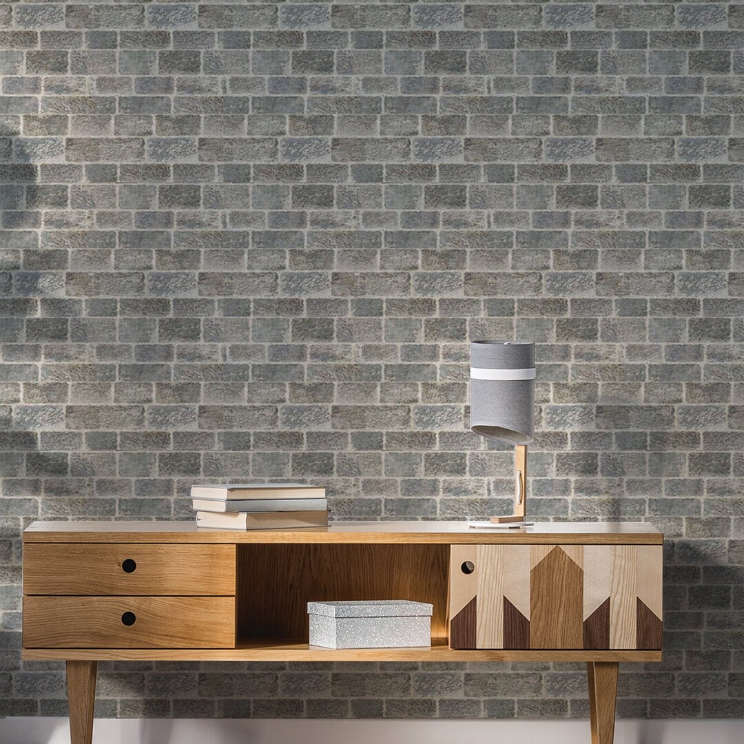 Brick Self Adhesive Wallpaper Peel Stick - 3d Effect Stone Wall Paper ...