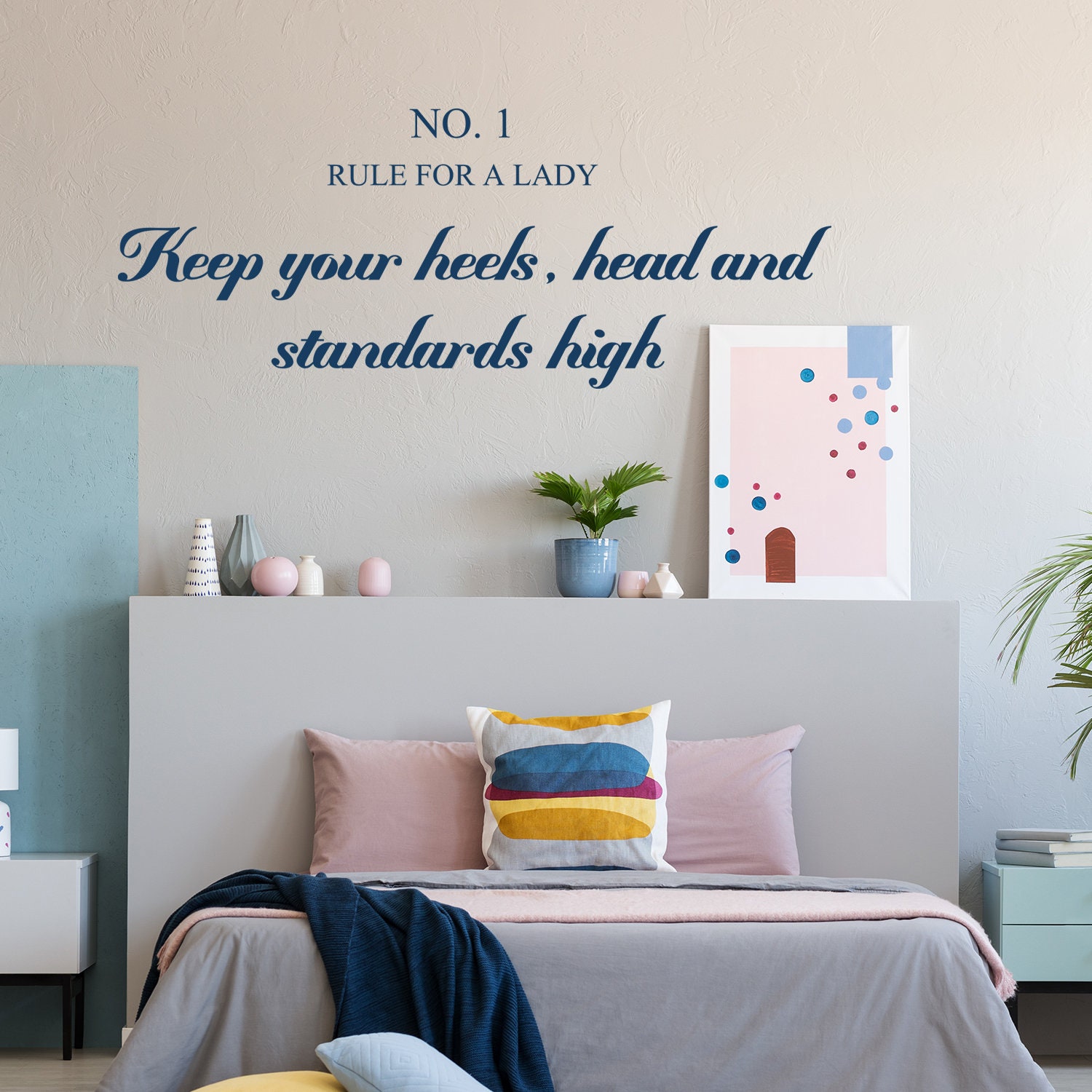Rule for A Lady Wall Sticker - True Teen Laptop Feminist Crazy Decal ...
