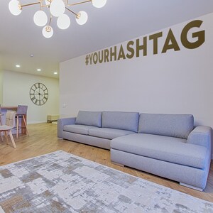 Custom Hashtag Vinyl Sticker - Personalized Hash Tag for Social Media ...