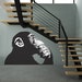 Thinking Monkey Wall Sticker Banksy Street Art Print Waterproof Vinyl ...