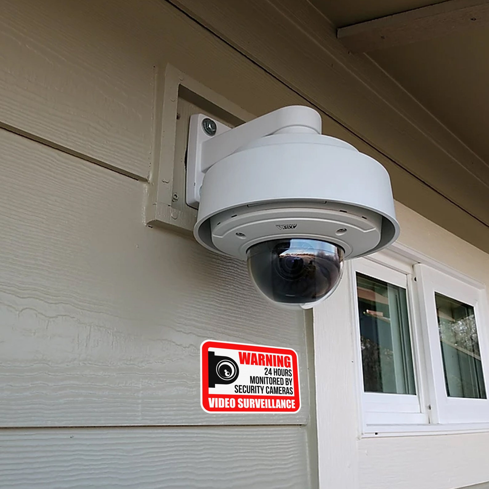 10x Video Camera Surveillance Warning Sign Pack Home Outdoor - Etsy