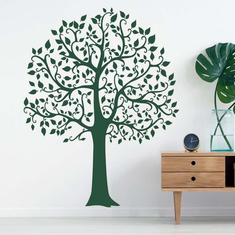 Tree Sticker Decal Wall Birch Art Vinyl Nursery Stickers | Etsy