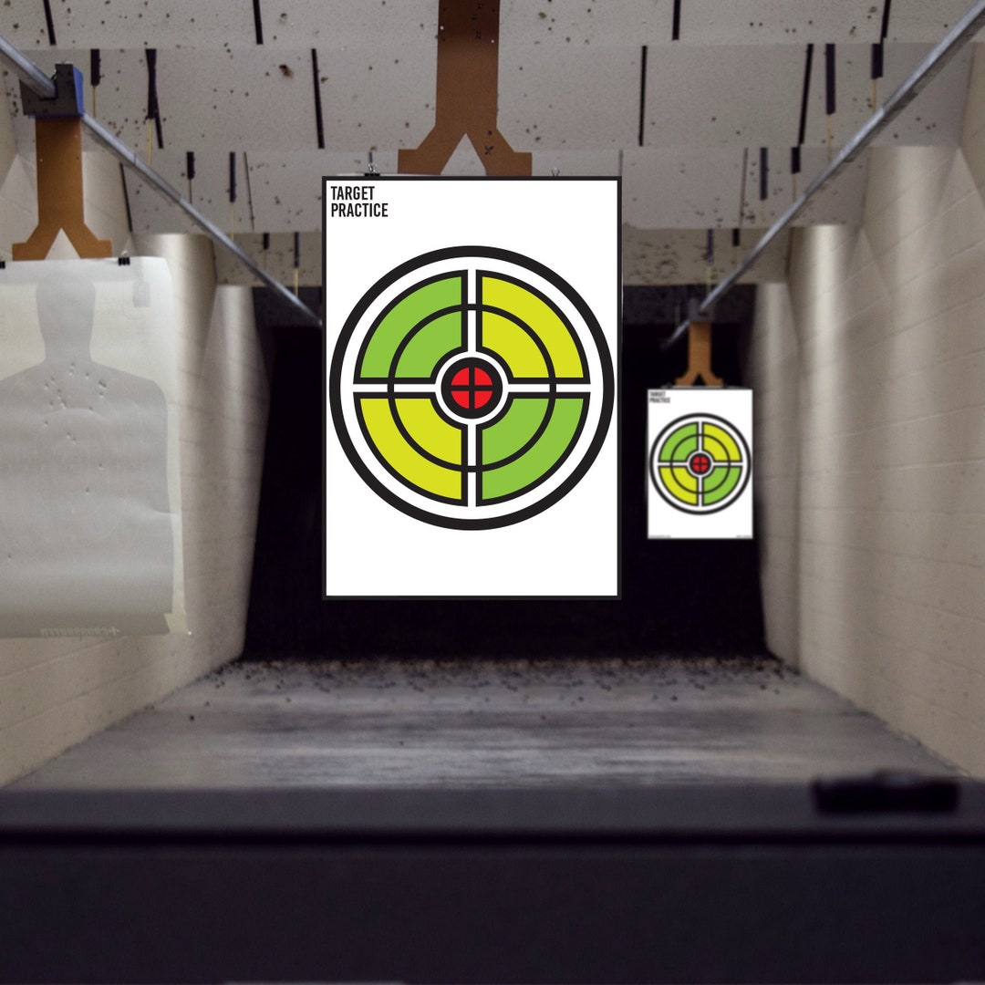 Range Shooting Targets Practice for Gun Rifle Pistol Airsoft Handgun ...