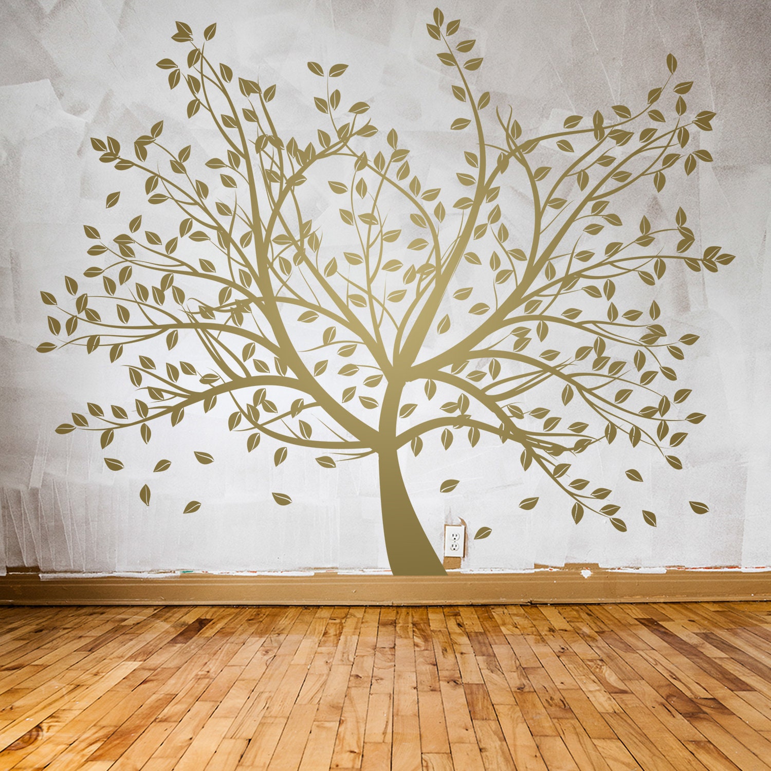 Tree Sticker Decal Wall Birch Art Vinyl Nursery Stickers | Etsy