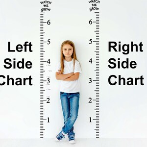 Centimeters Growth Chart Ruler Vinyl Wall Decal - DIY Child Height ...