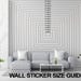White Window Decal | Botanical Vinyl Sticker for Glass | Storefront ...