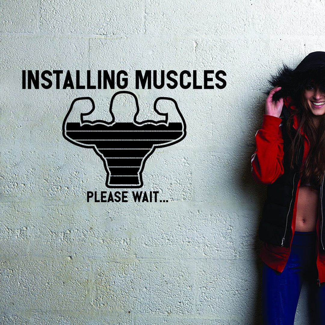 Fitness Gym Wall Workout Decor Vinyl Decal - Inspirational Motivational ...