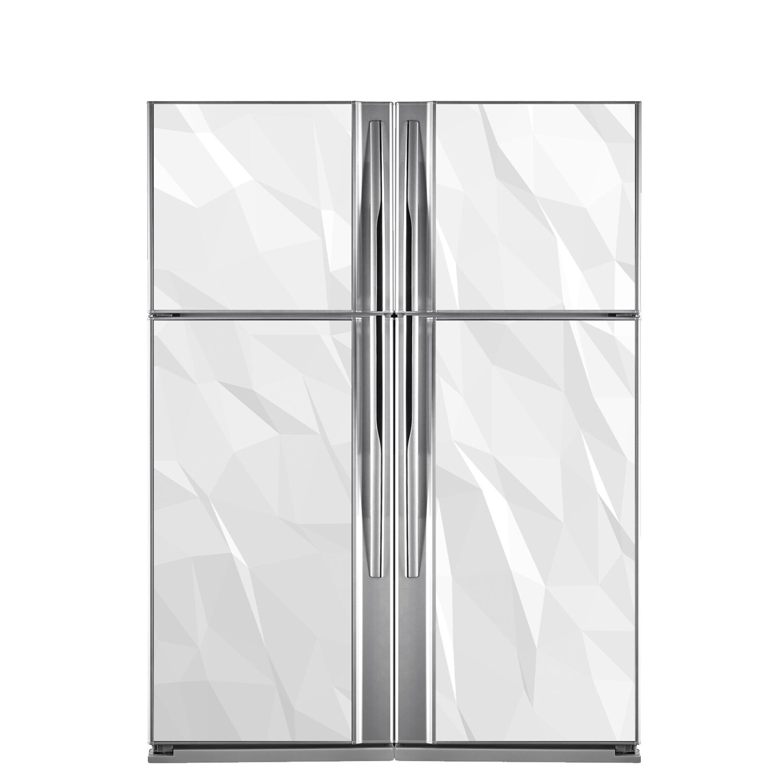 Fridge Door Wrap Vinyl Sticker Skin Decor Front Refrigerator Decoration ...