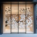 White Window Decal | Botanical Vinyl Sticker for Glass | Storefront ...