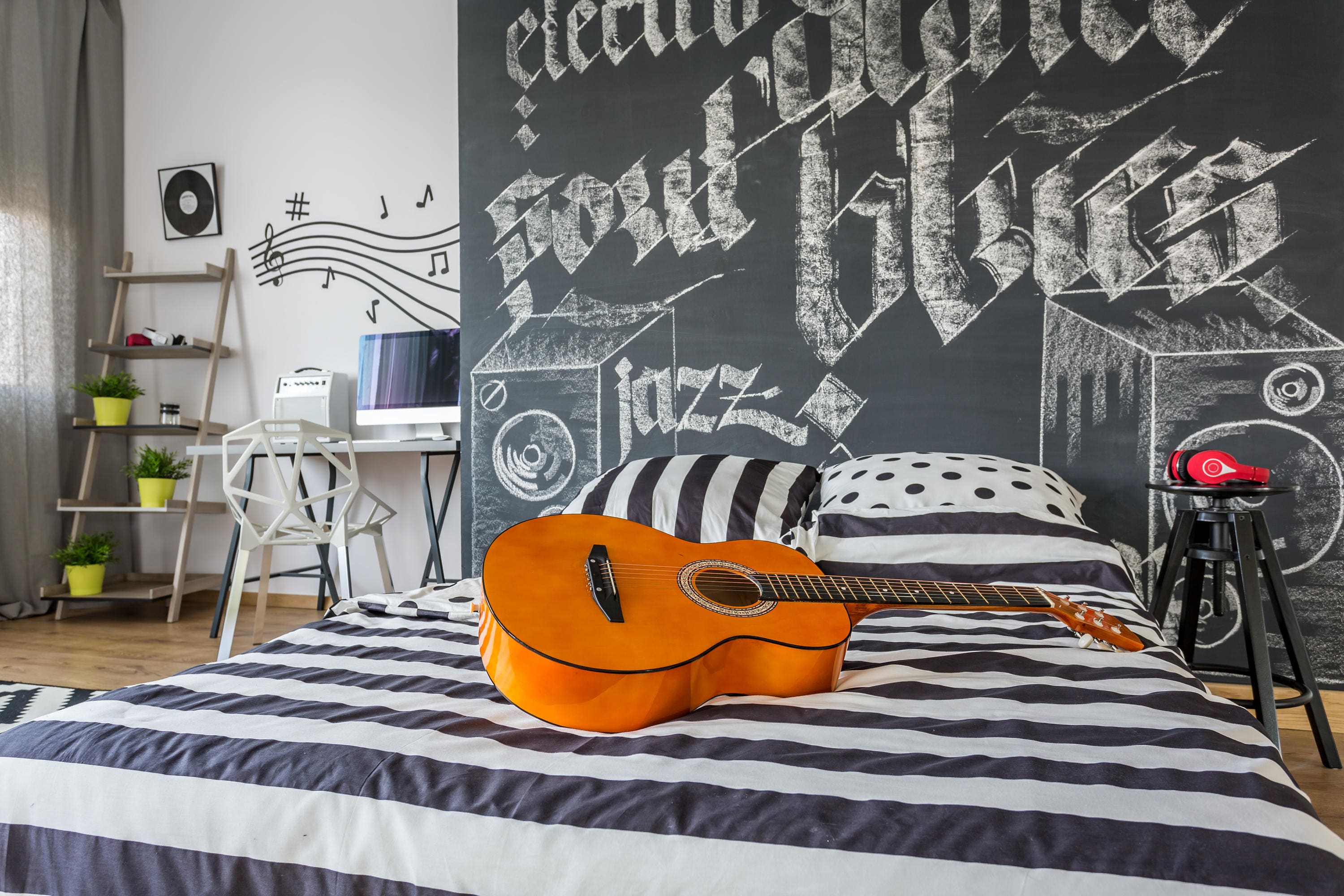 Custom Chalkboard Vinyl Wall Decal | Writable Peel & Stick Blackboard ...