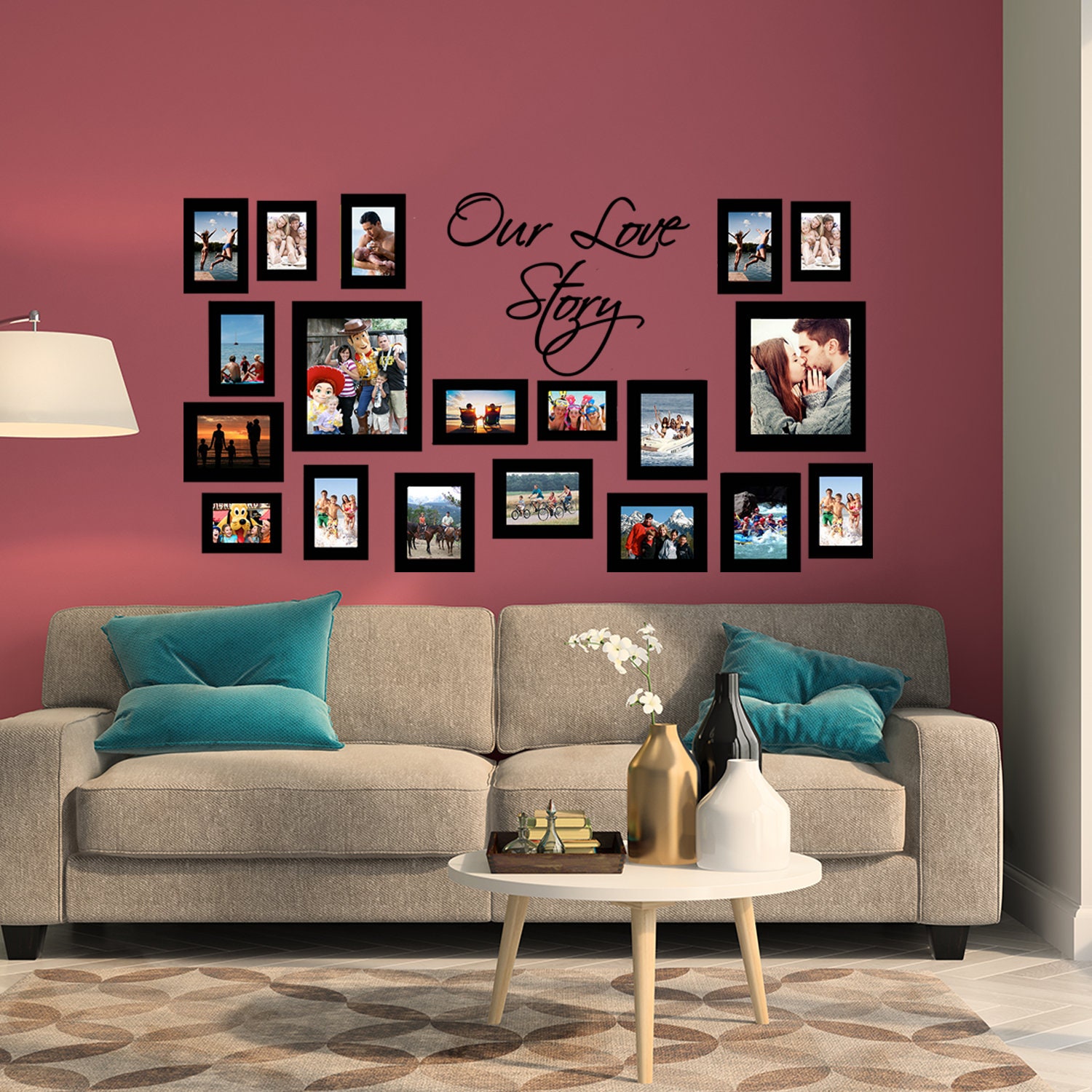 Wall Frame Sticker Picture Frames Stickers Photo Vinyl - Etsy UK