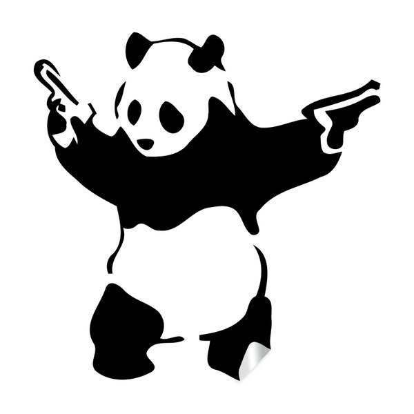 Panda Decal - Etsy