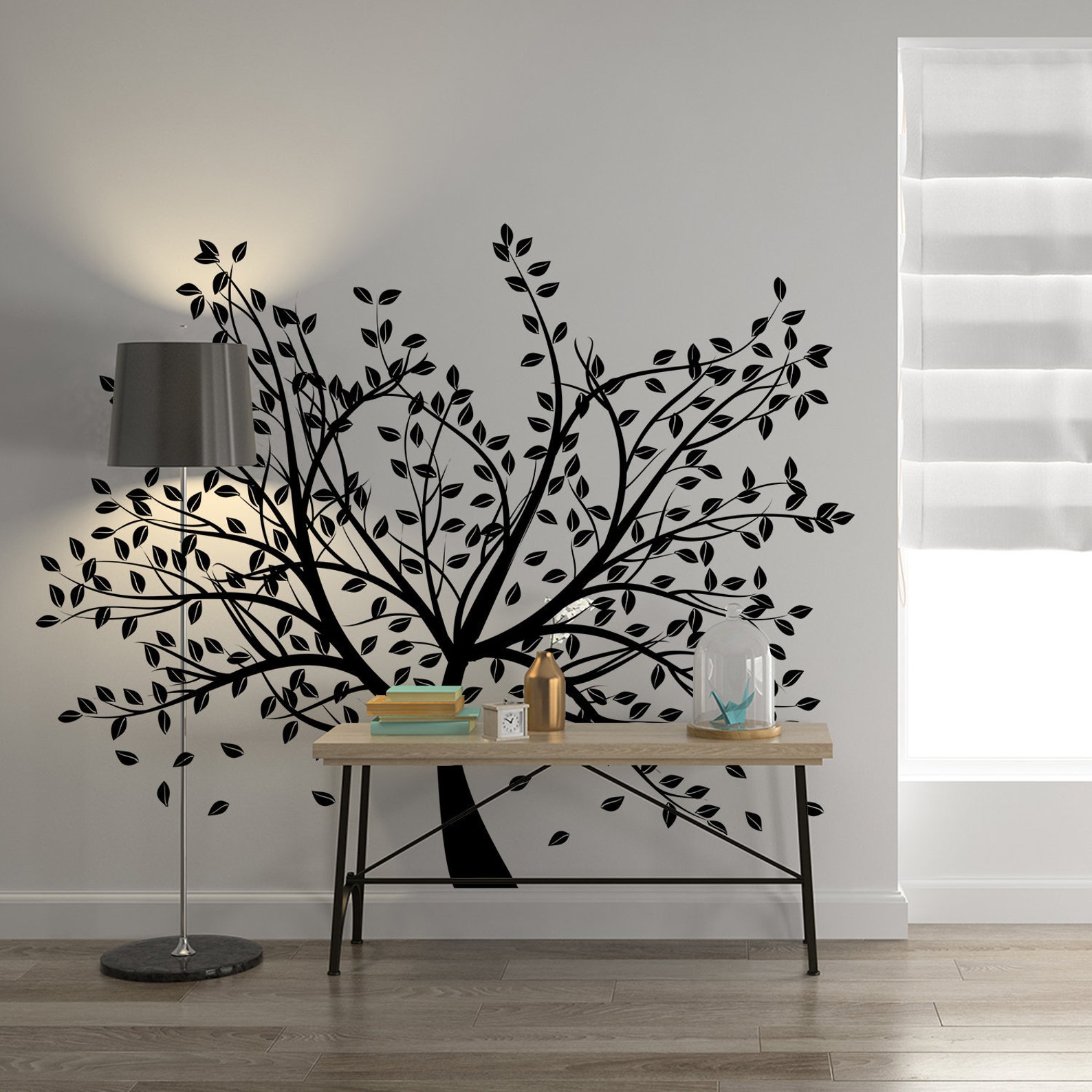 Tree Sticker Decal Wall Birch Art Vinyl Nursery Stickers | Etsy