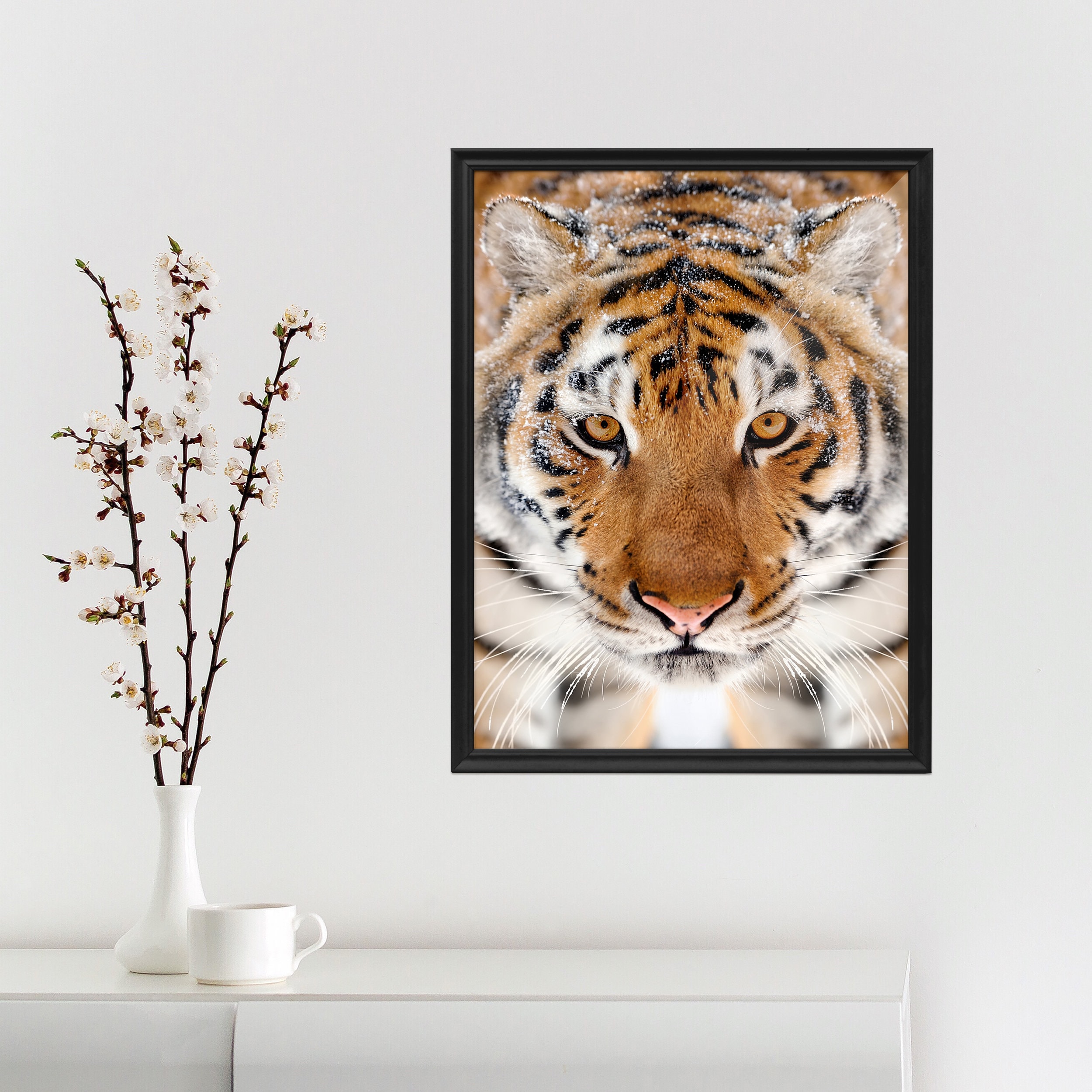 Prints Digital art print Tiger ‘Wild One’ text A4 jungle nursery ...