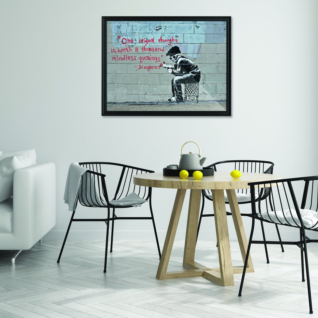 Artist Diogenes Quote Art Wall Poster - Funny Street Graffiti Room ...