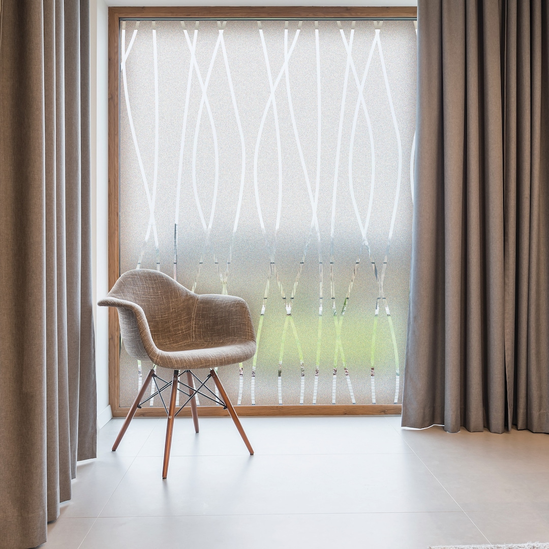Glass Door Decal - Frosted Glass Window Vinyl Sticker - Etched Door ...