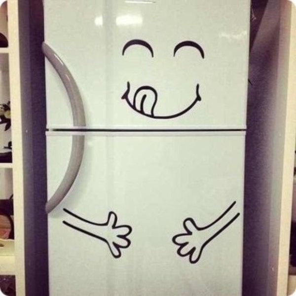 Refrigerator Decal - Etsy