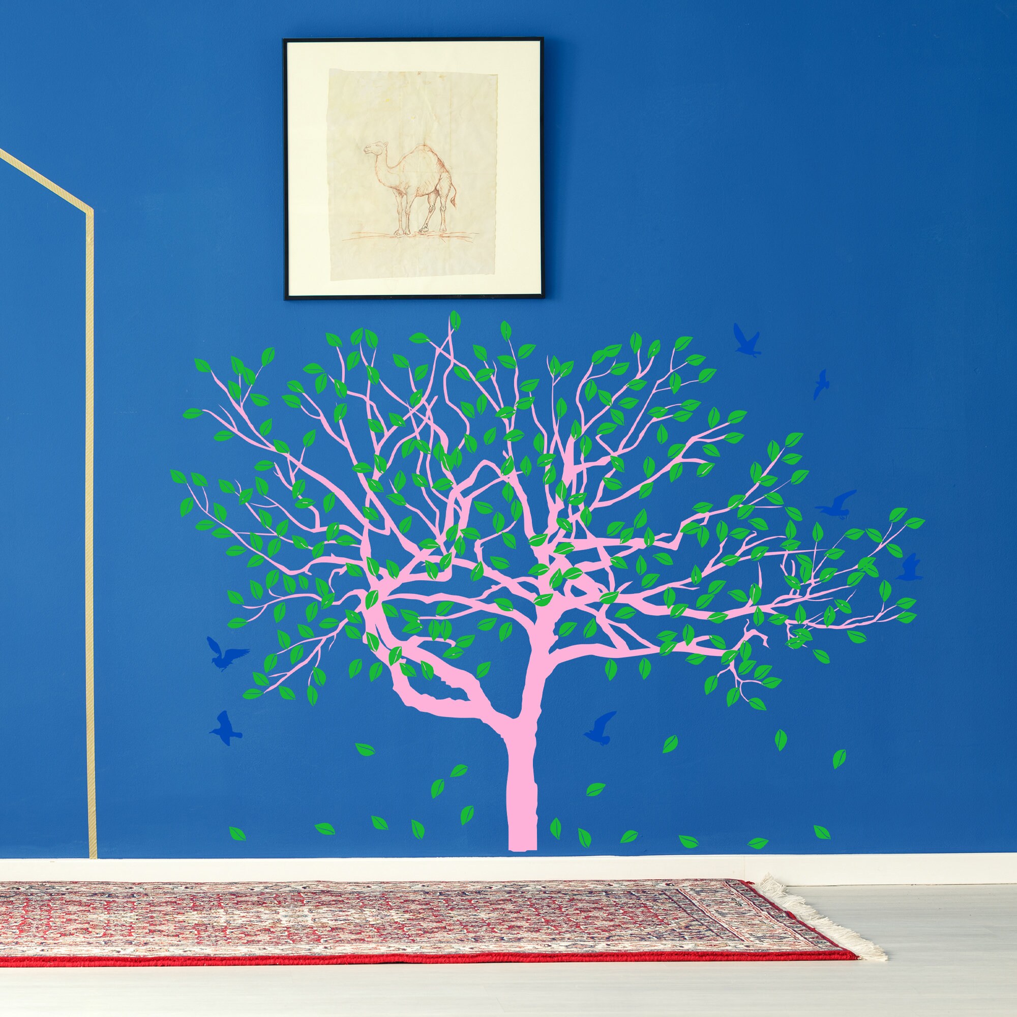 Tree Sticker Decal - Wall Birch Art Vinyl Nursery Stickers - Nature ...