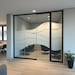 Frosted Glass Privacy Sticker | Wave Design Window Film for Office Home ...