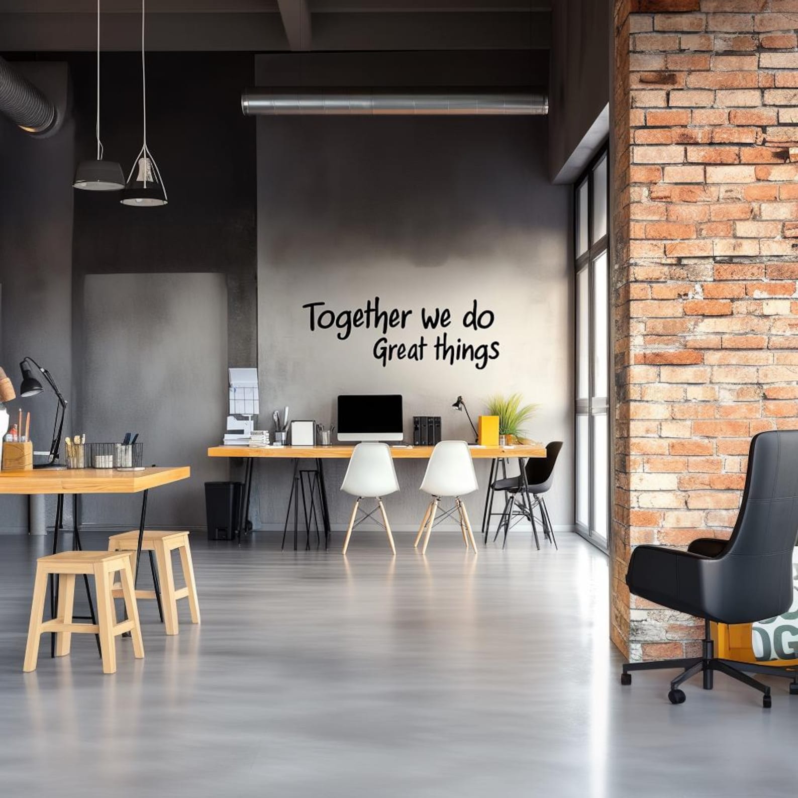 Together We Do Great Things Wall Decal | Motivational Teamwork Wall Art ...