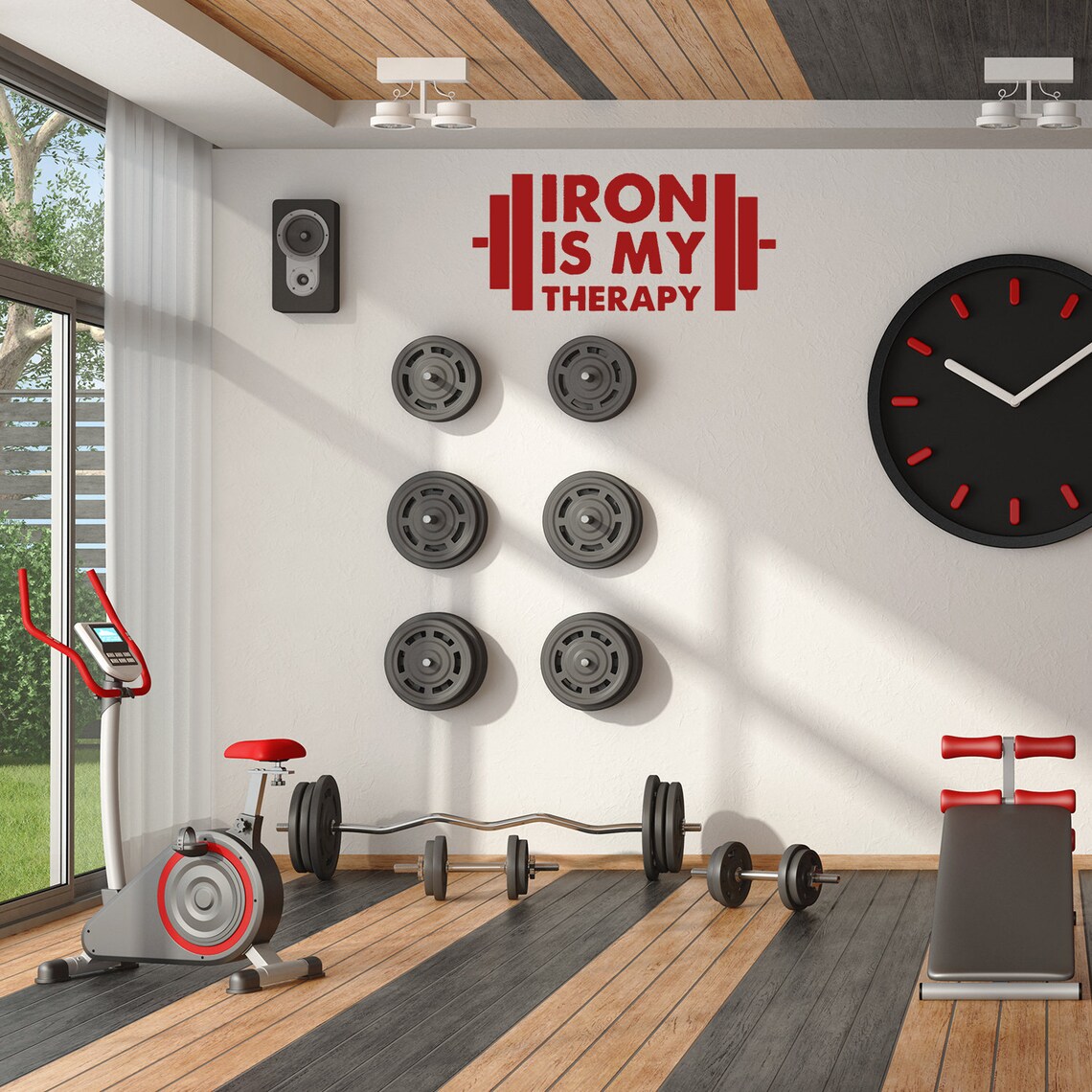 Bodybuilding Wall Gym Vinyl Sticker Fitness Decor Workout | Etsy