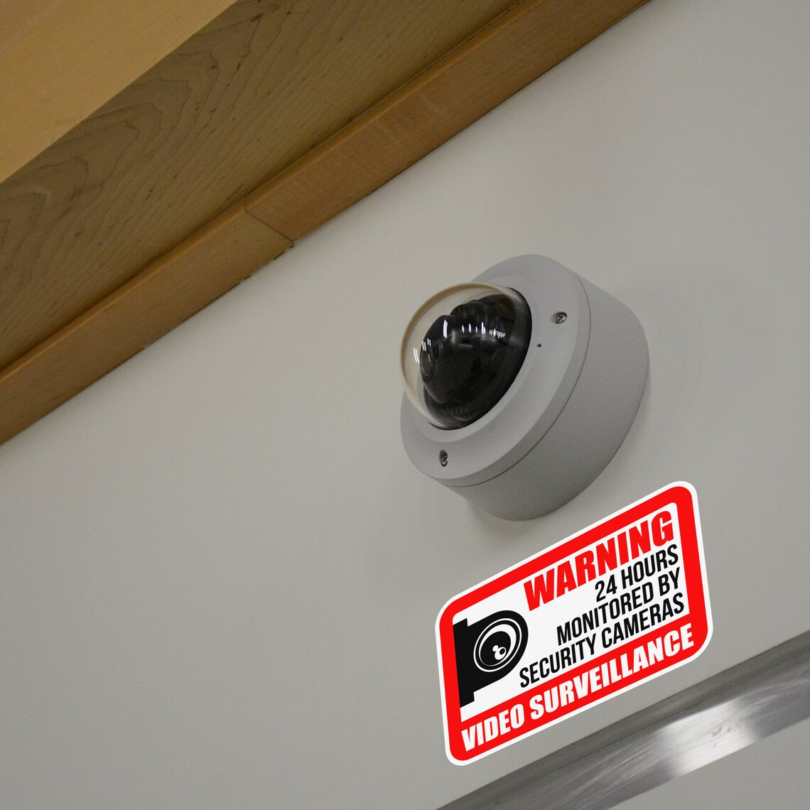 10x Video Camera Surveillance Warning Sign Pack Home Outdoor - Etsy
