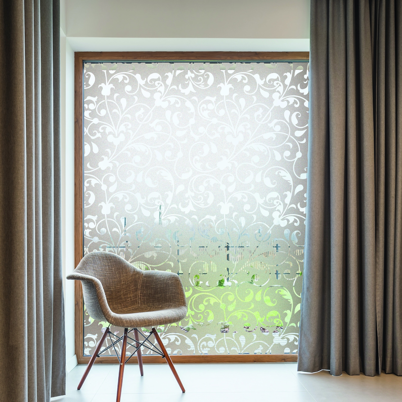 Frosted Film Wow Sticker - Frosted Window Vinyl Decal - Frost Glass ...