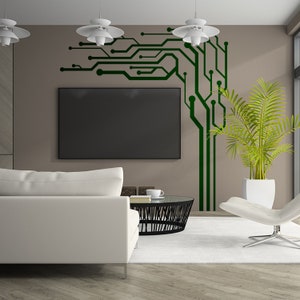 TV Wall Decor Art Vinyl Decals - Decorative Stickers for Living Room ...