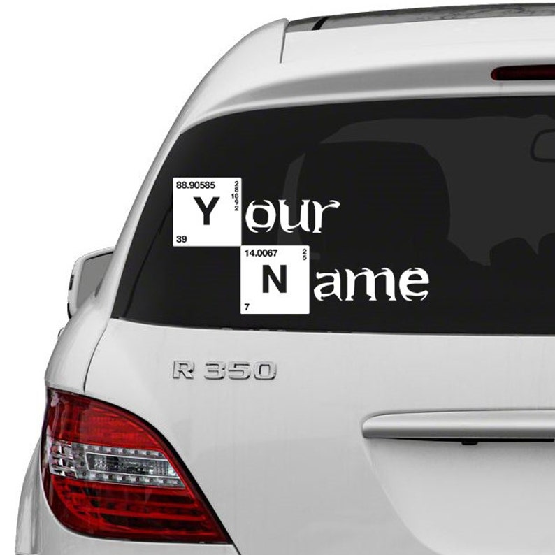 Custom Text Vinyl Sticker Made Personalized Your Name Word - Etsy