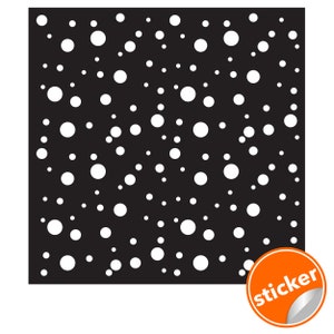 200x White Round Circle Dot Stickers - Small Blank Adhesive Removable ...