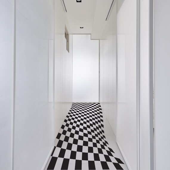 3d Optical Illusion Tiles Floor Stickers Decor Mural Vinyl | Etsy