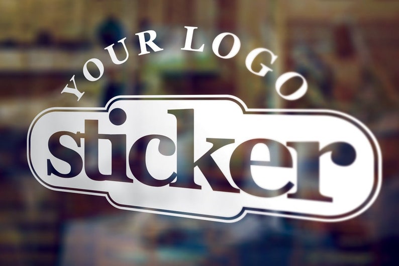 Custom Static Cling Vinyl Sticker - Window Printable Decal Clear and ...