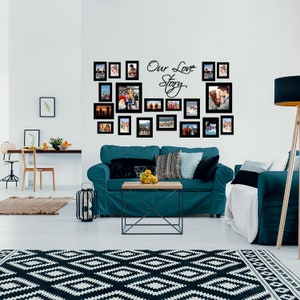 Wall Frame Sticker - Picture Frames Stickers - Photo Vinyl Decals ...