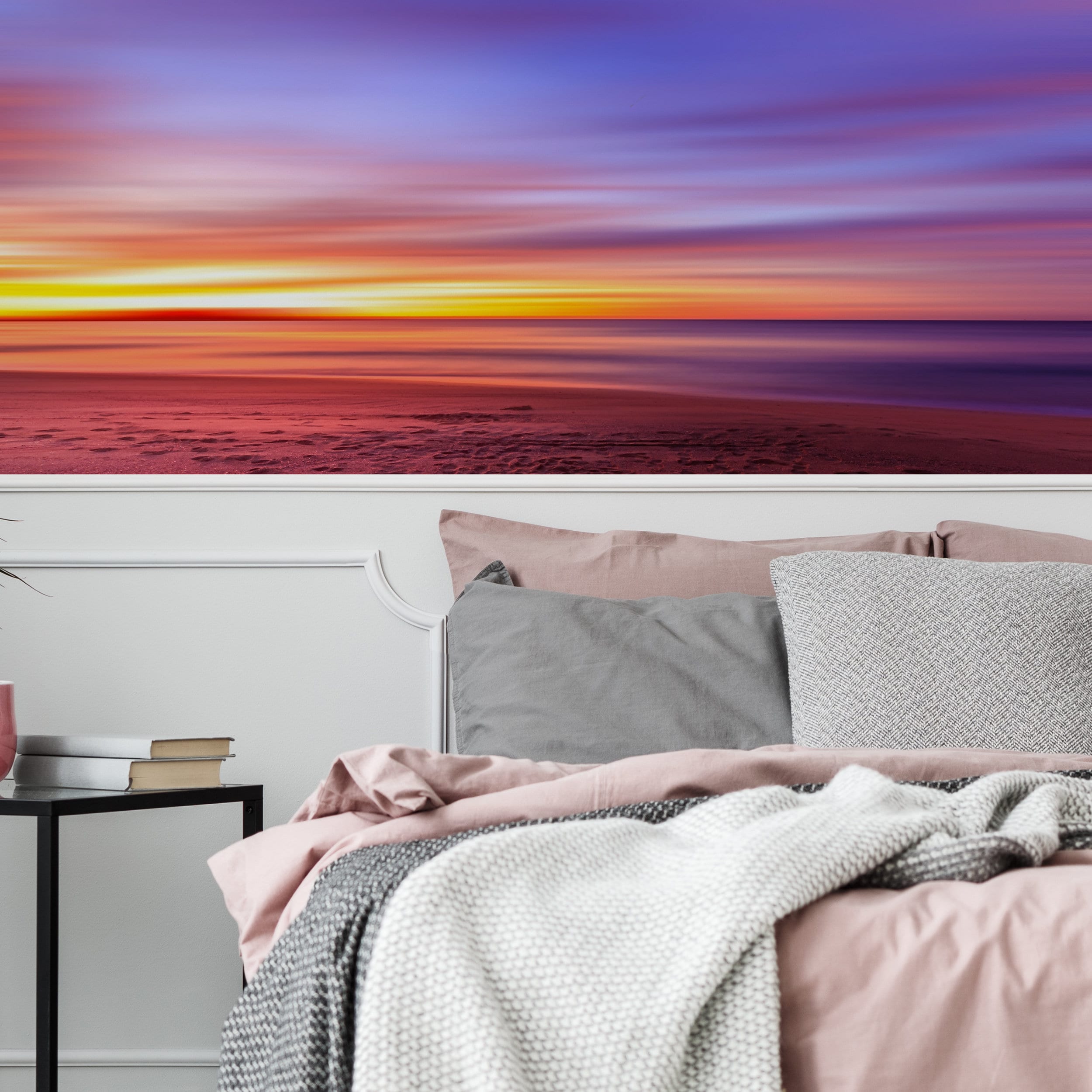 Sunset Wallpaper Decals Peel Stick Nature Photo Self | Etsy