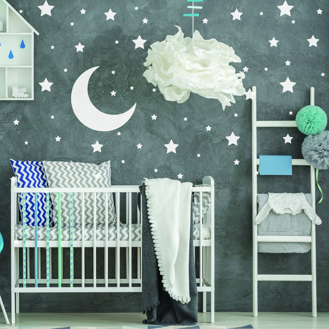 233x White Stars Wall Vinyl Stickers Little Peel and Stick - Etsy