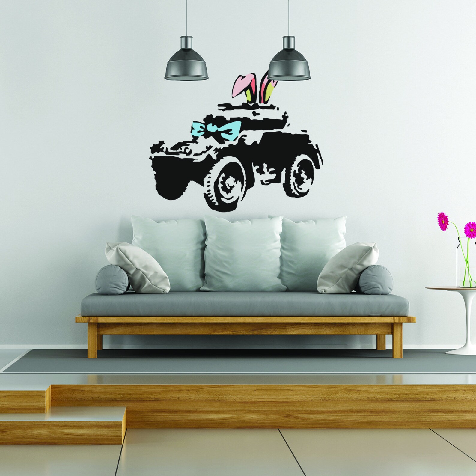Banksy Armoured Car Wall Art Sticker Street Graffiti Artwork - Etsy
