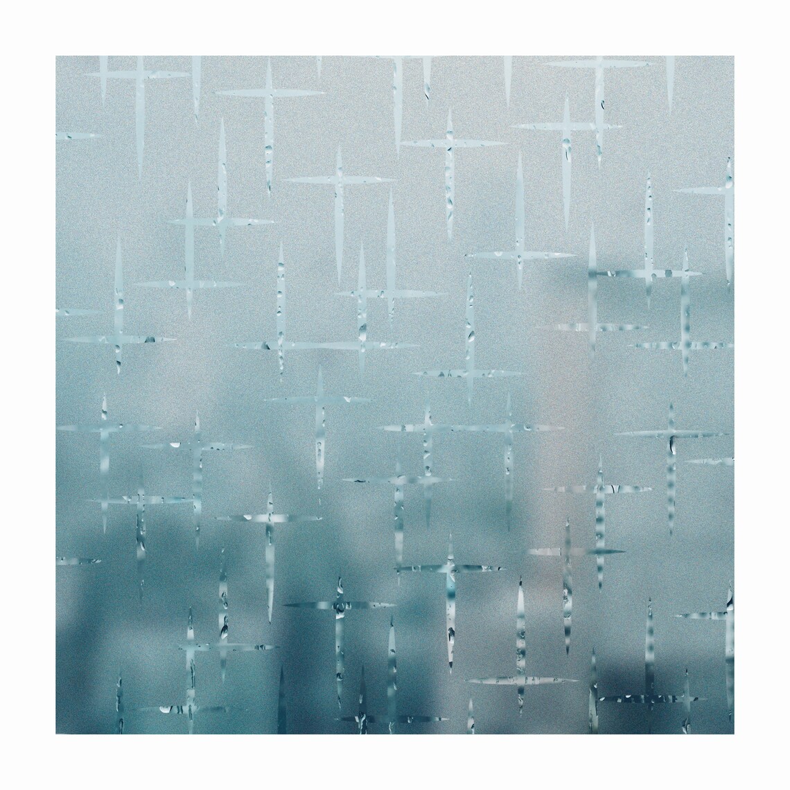 Frosted Film Wow Sticker - Frosted Window Vinyl Decal - Lines Stars ...