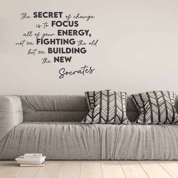 Lockdown Positive Quote Sticker Inspirational Wall Decor | Etsy