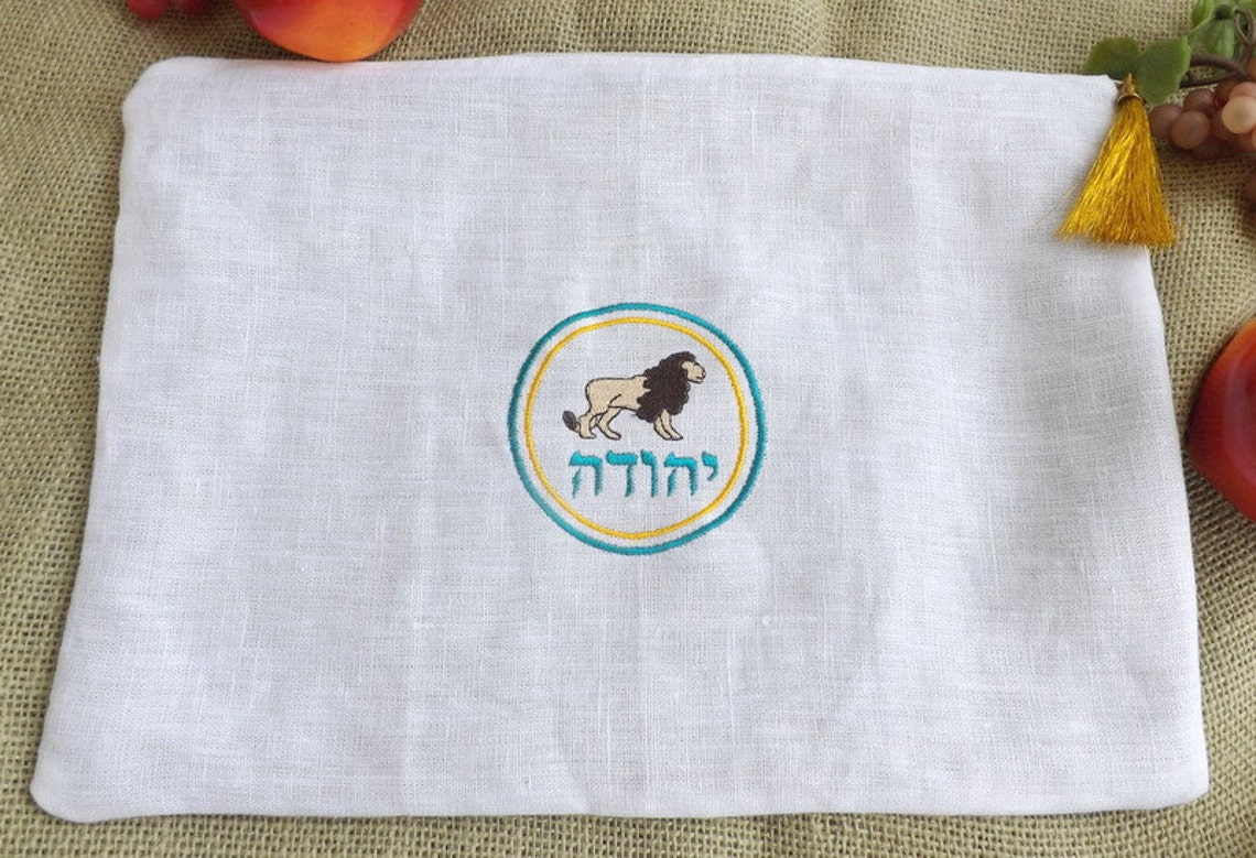 365 Tallit Bag 100% Linen Lion of Yahudah judah Prayer Shawl | Etsy