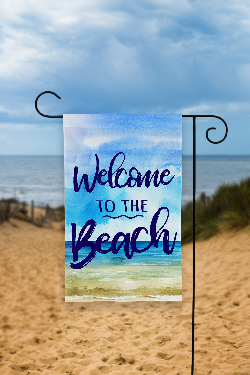 Beach Flag Life is Better at the Beach Flag Welcome to the | Etsy