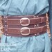 Wide Hero Belt in Heavy Leather for Larp Cosplay Steampunk | Etsy