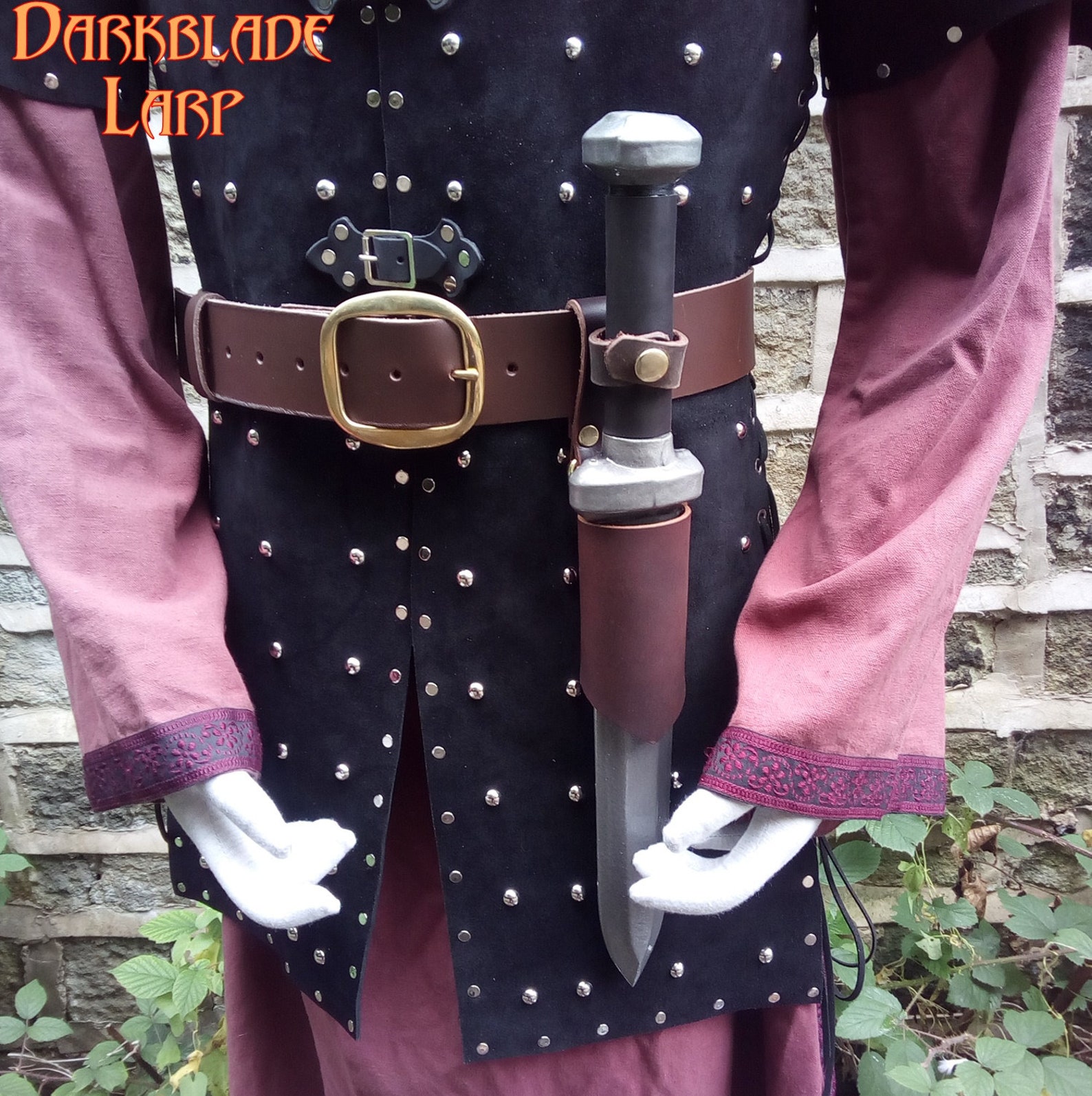 Leather Drop Dagger Holder Frog Part Scabbard Weapon Loop for - Etsy