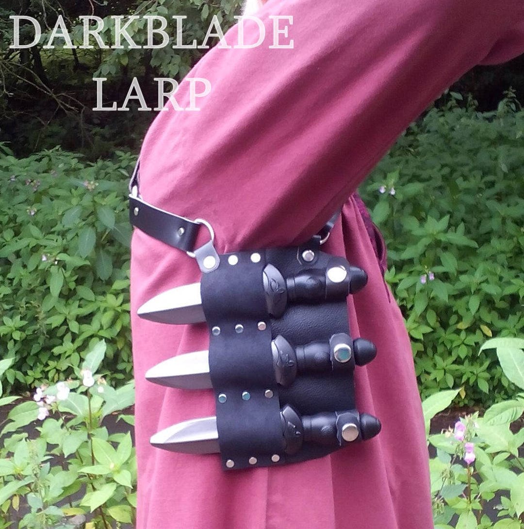 Larp Throwing Knives Underarm Rig With Larp Safe Knives for - Etsy UK